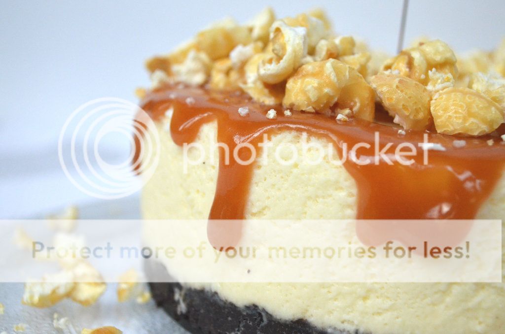 Popcorn and Salted Caramel Mallow Cake